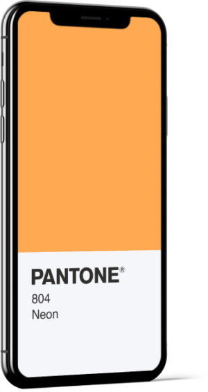 PANTONE 804 Neon Card Wallpaper | Wallaland