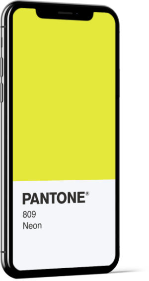 PANTONE 809 Neon Card Wallpaper | Wallaland