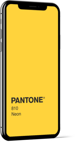 PANTONE 810 Neon Plain Wallpaper | Wallaland