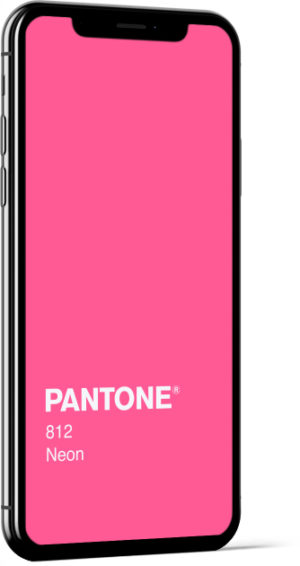 PANTONE 812 Neon Plain Wallpaper | Wallaland